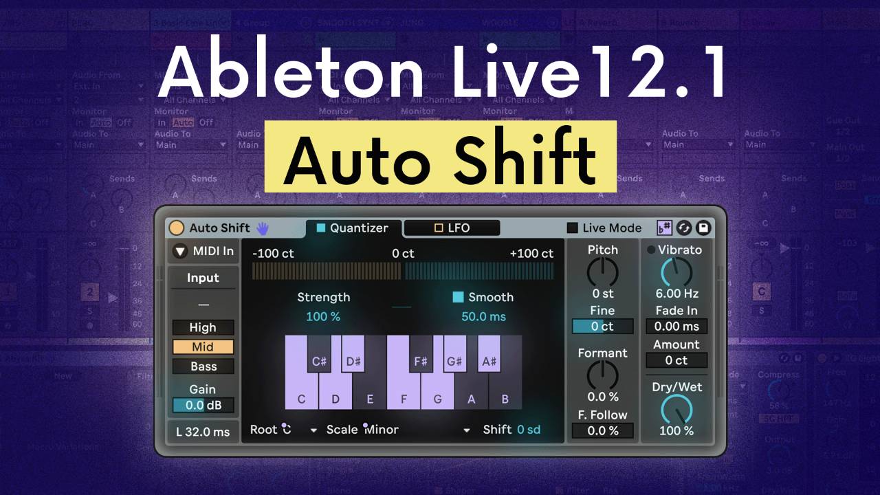 How to Autotune Vocals in Ableton Live 12.1 with Auto Shift 🎤