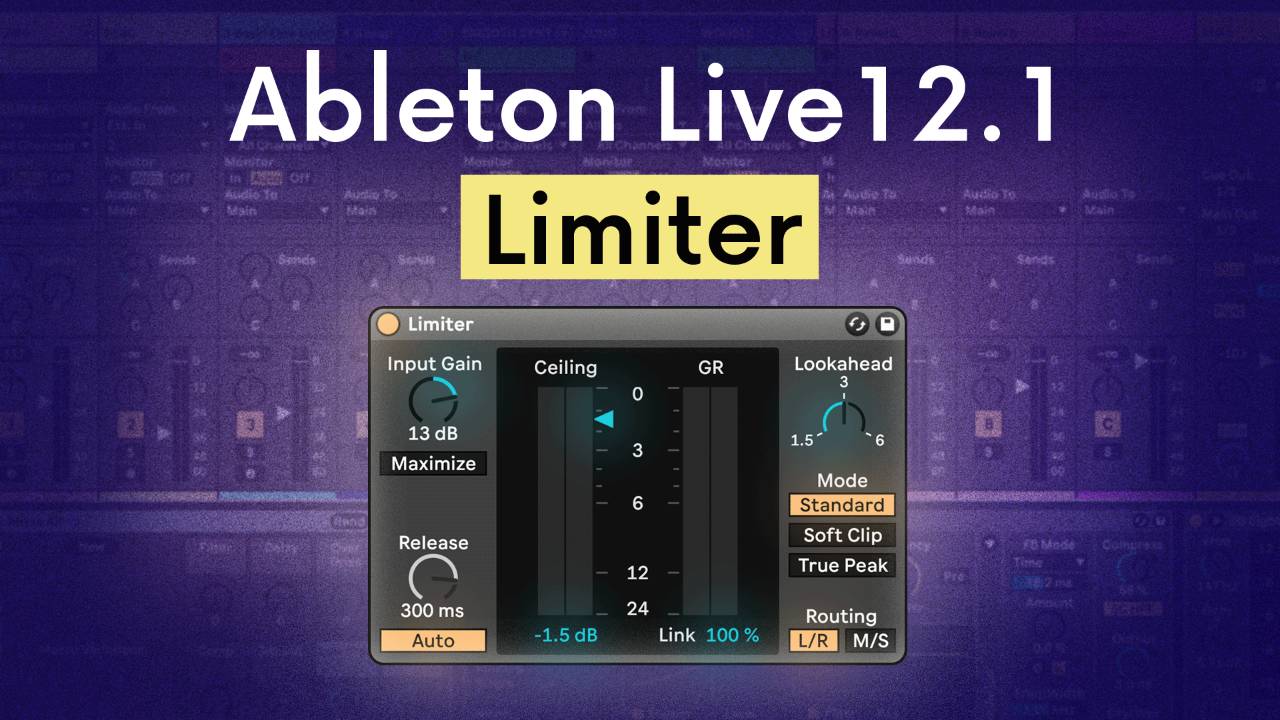 Learn the New Limiter in Ableton Live 12.1