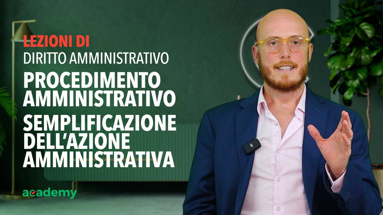 Procedimento amministrativo e Semplificazione azione amministrativa