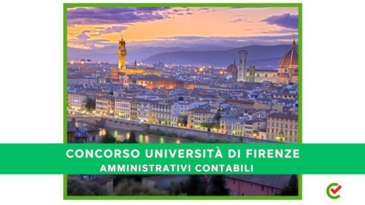 Concorso Università di Firenze Amministrativi - Corso online
