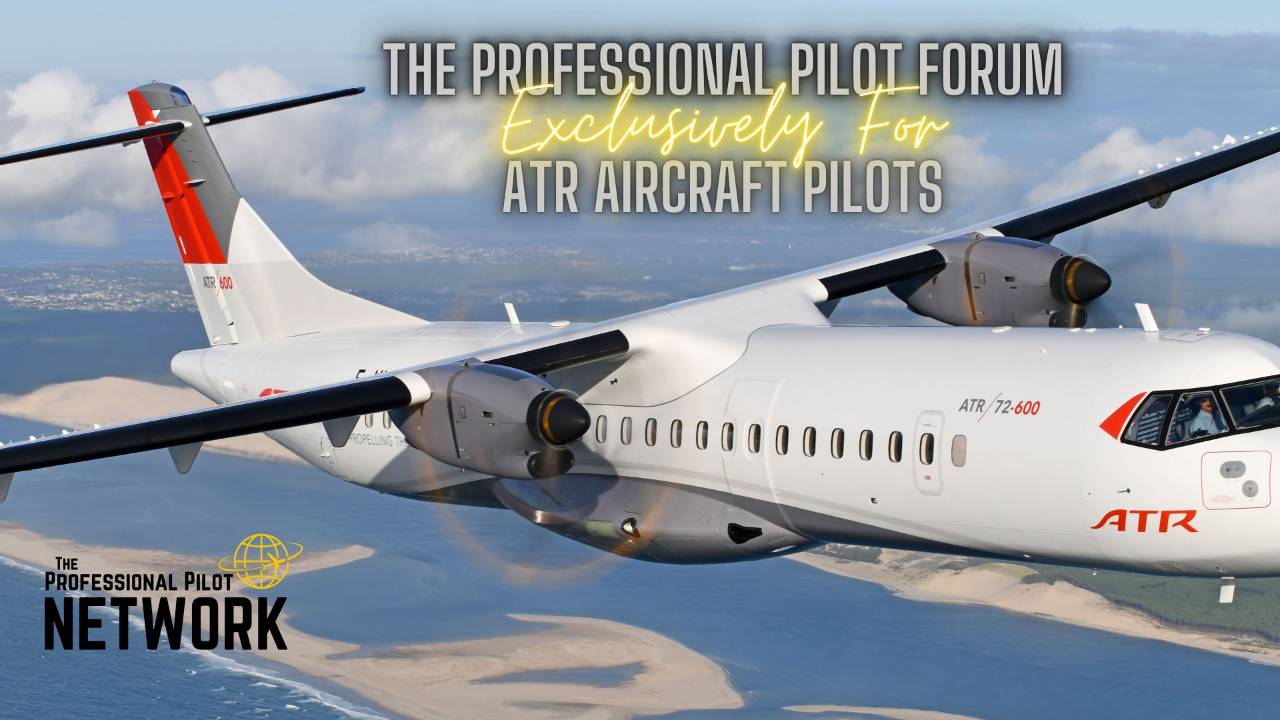 Learn More About The ATR Aircraft Professional Pilot Forum