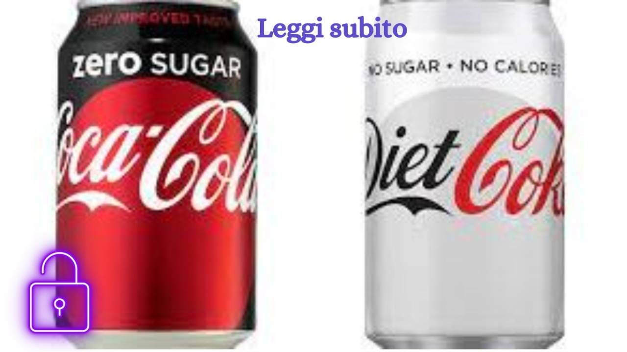 Nutrizione| Differenze tra i tipi di Coca-cola Zero e Diet