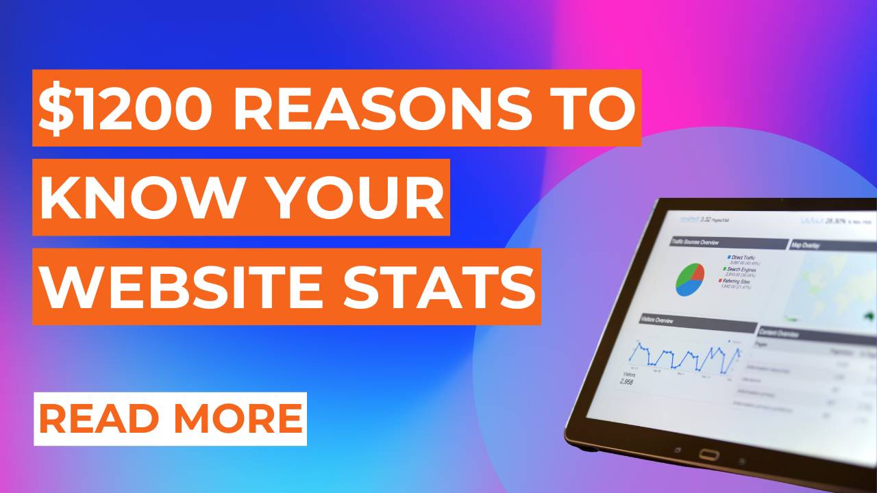[2 min learning] The importance of knowing your website stats