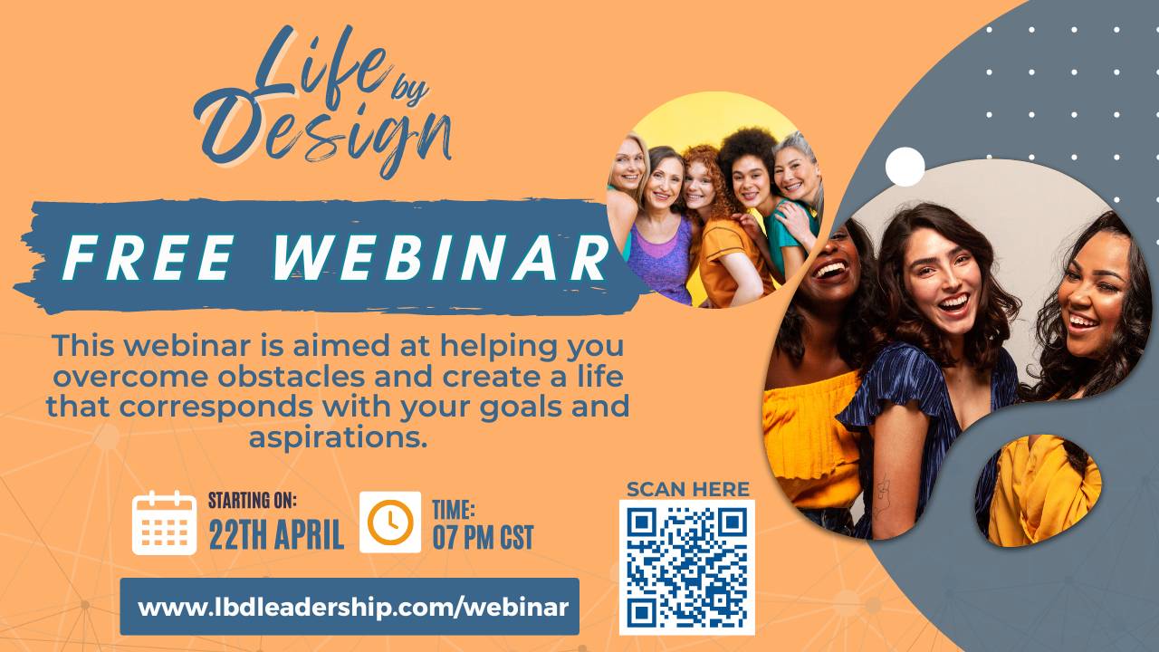 DESIGN YOUR LIFE WEBINAR