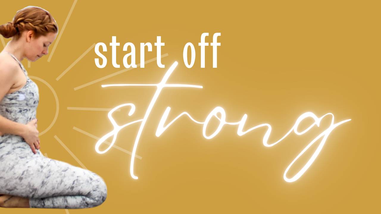 Start Off Strong | sarahjoalmo