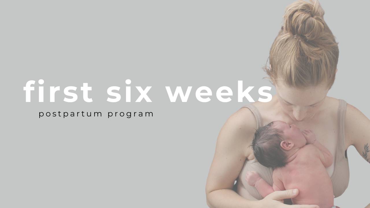 First 6 Weeks | sarahjoalmo