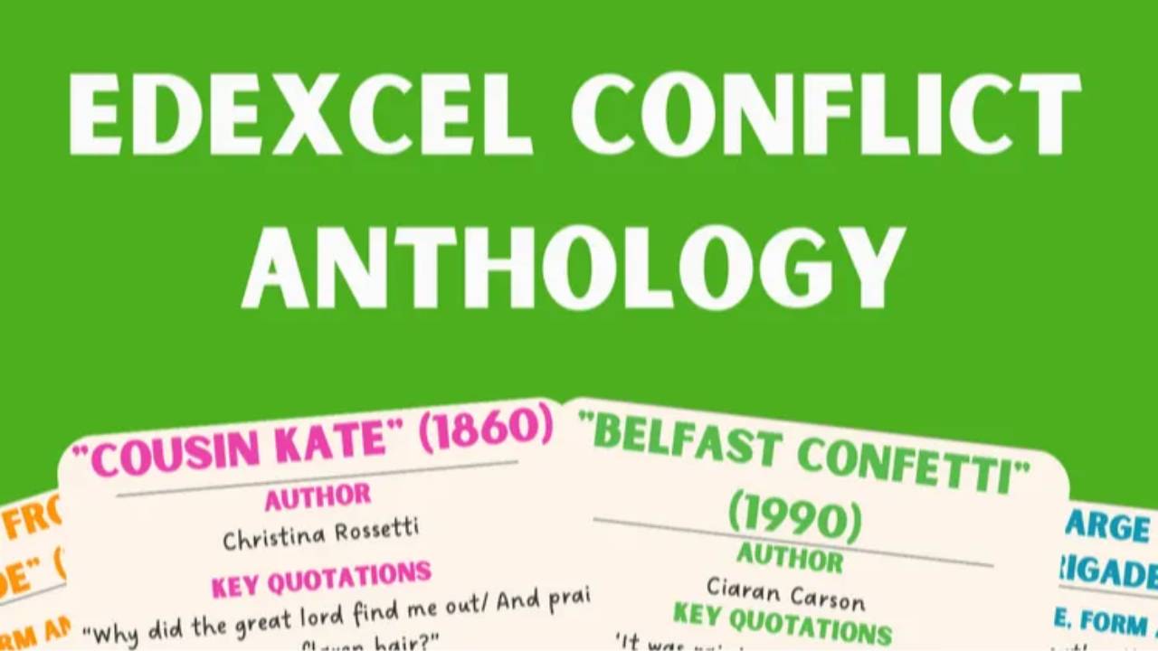 EDEXCEL Conflict Poems: GCSE Flashcards Pack