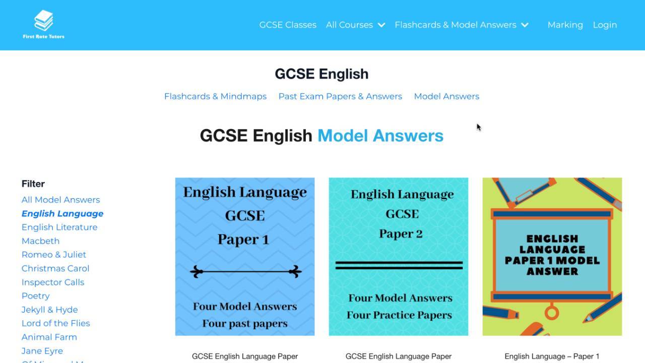 GCSE English Model Answers - English Language
