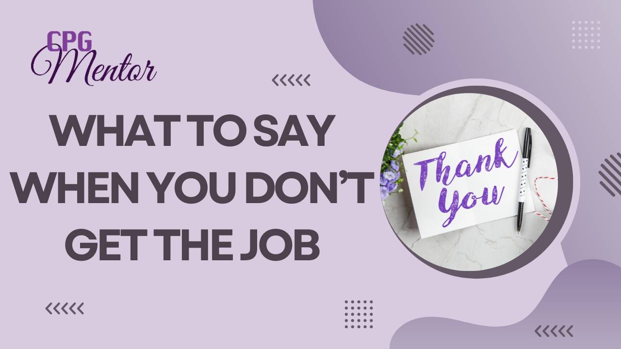 What to Say After a Job Rejection | A Thank You Note Framework