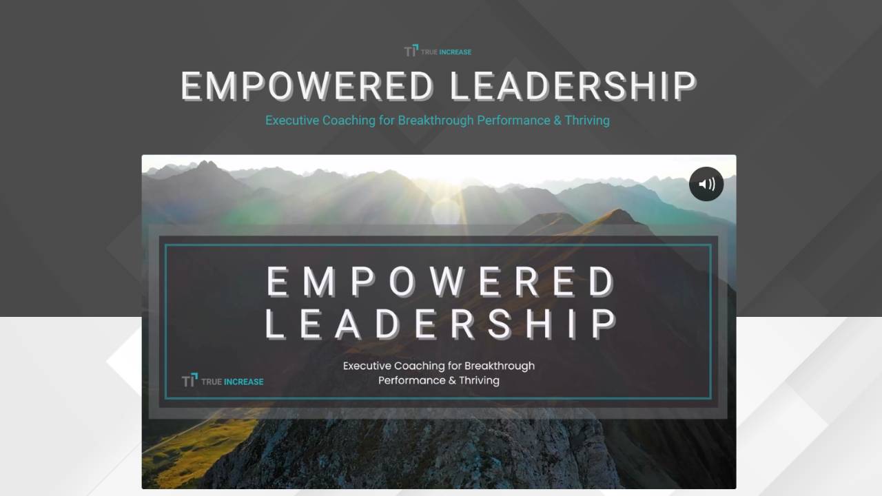 Empowered Leadership: Start Here
