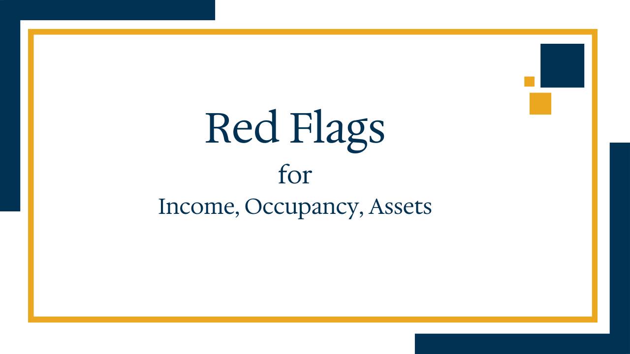 Free Red Flags for Mortgage Lenders