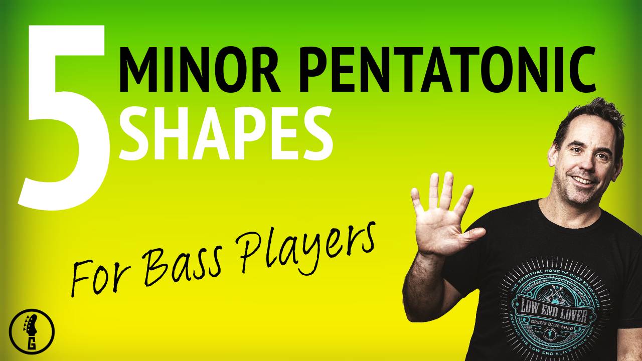 Five Minor Pentatonic Shapes For Bass PDF