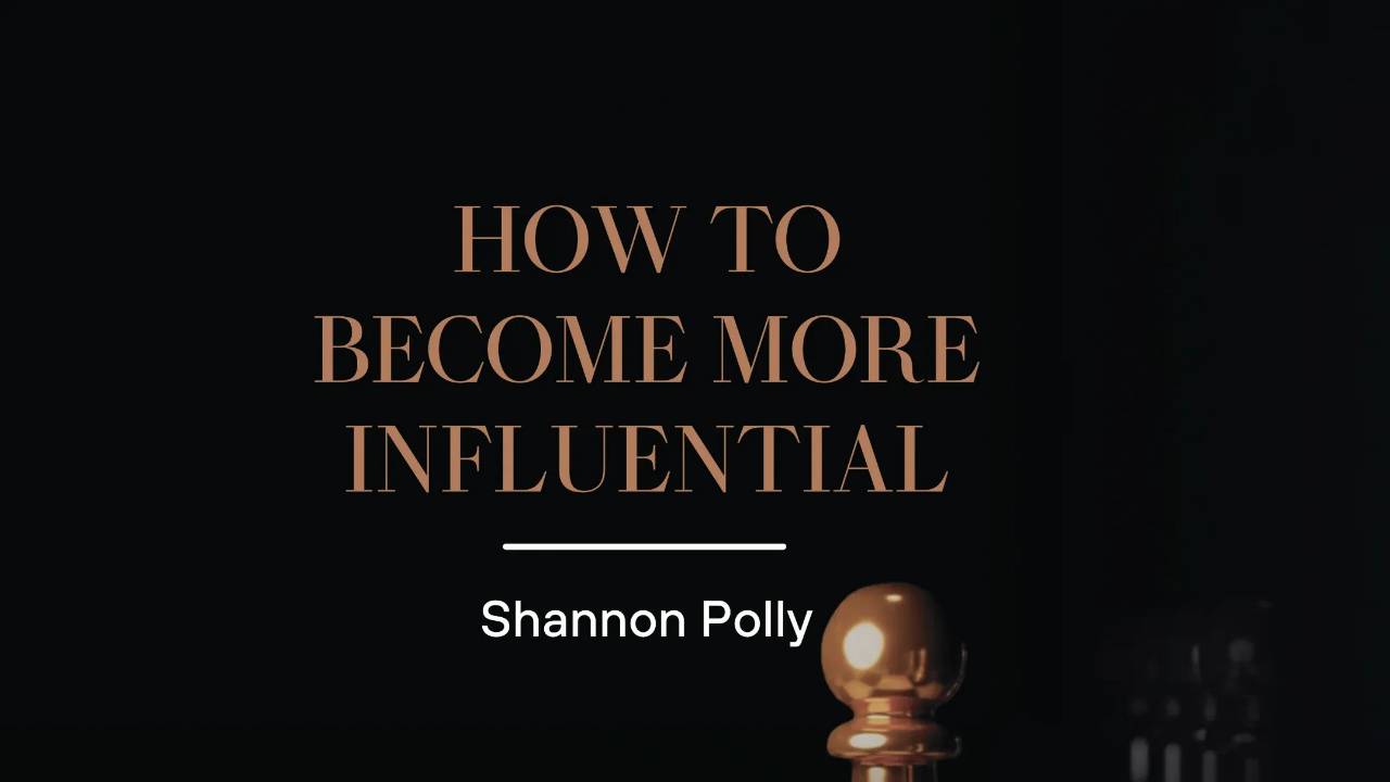 How to Become More Influential Online Short Course | Infijoy