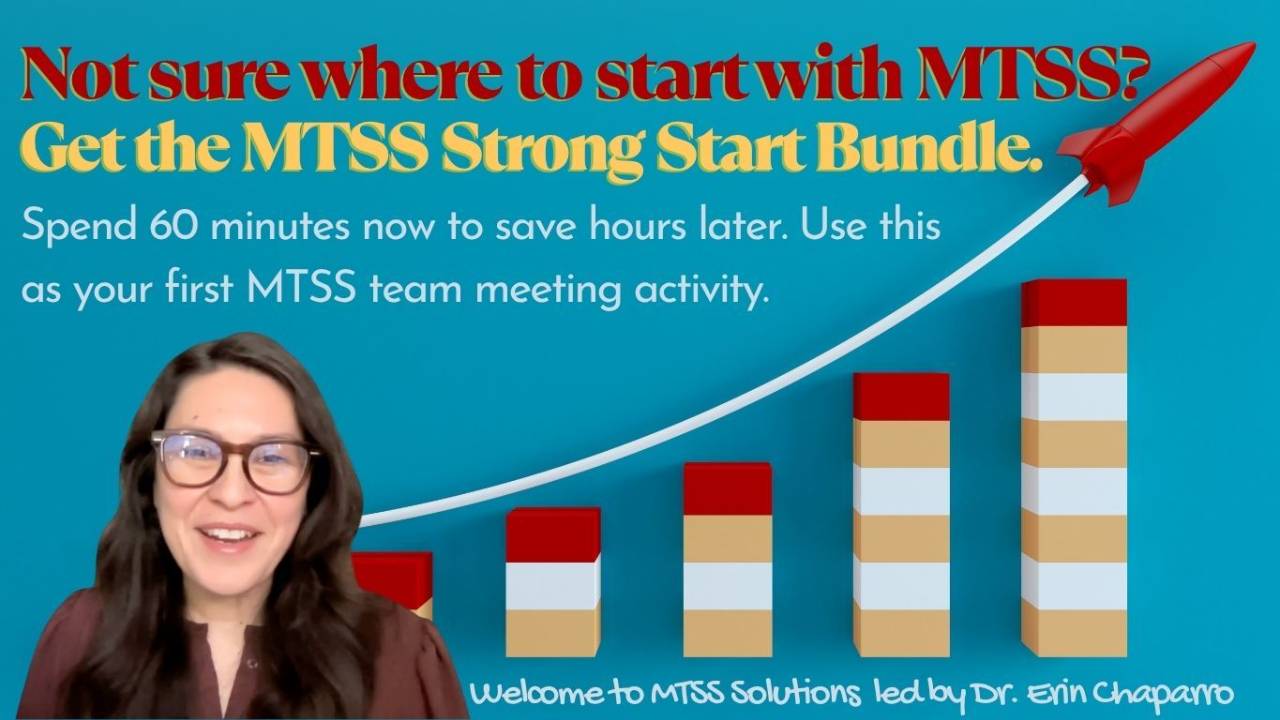 MTSS Strong Start Bundle