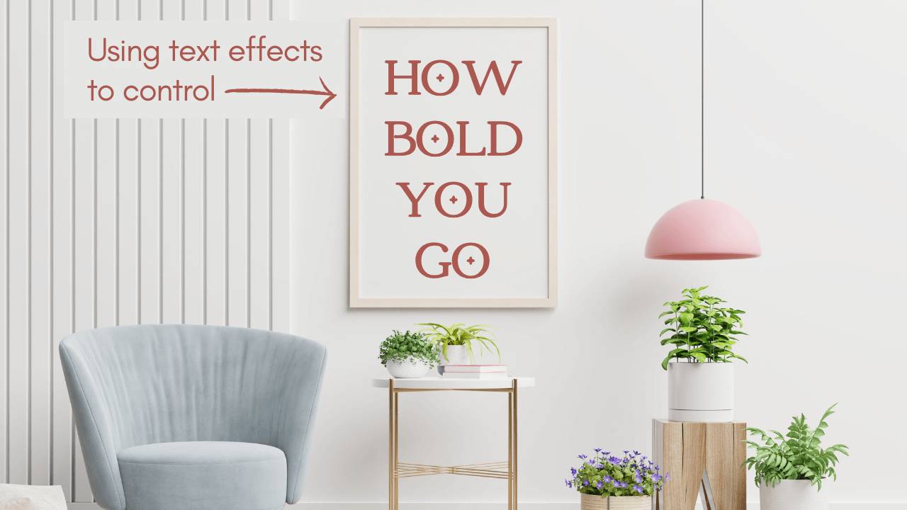 Improve Text Readability & Make Text Bold in Canva