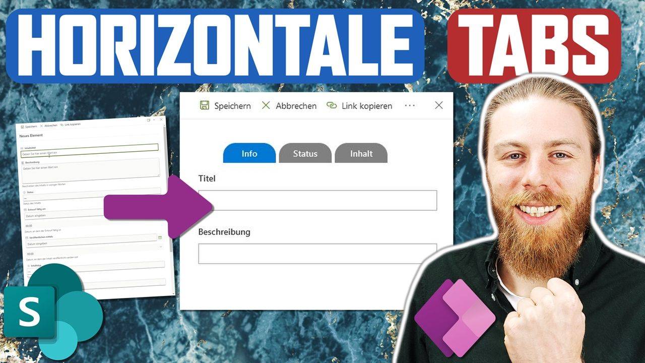 Horizontale Tabs in SharePoint Formular