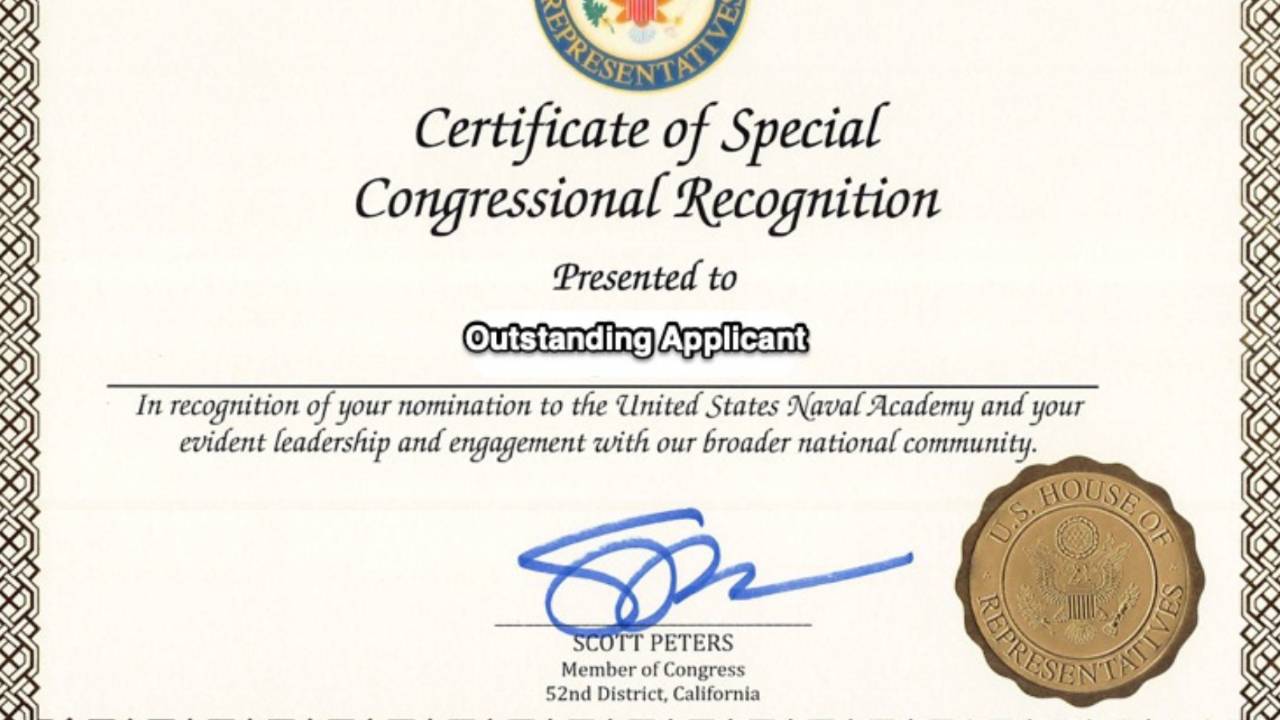 What is a nomination to a service academy?