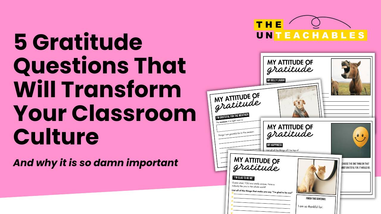 Gratitude in the Classroom: 5 SEL Prompts to Build Connection