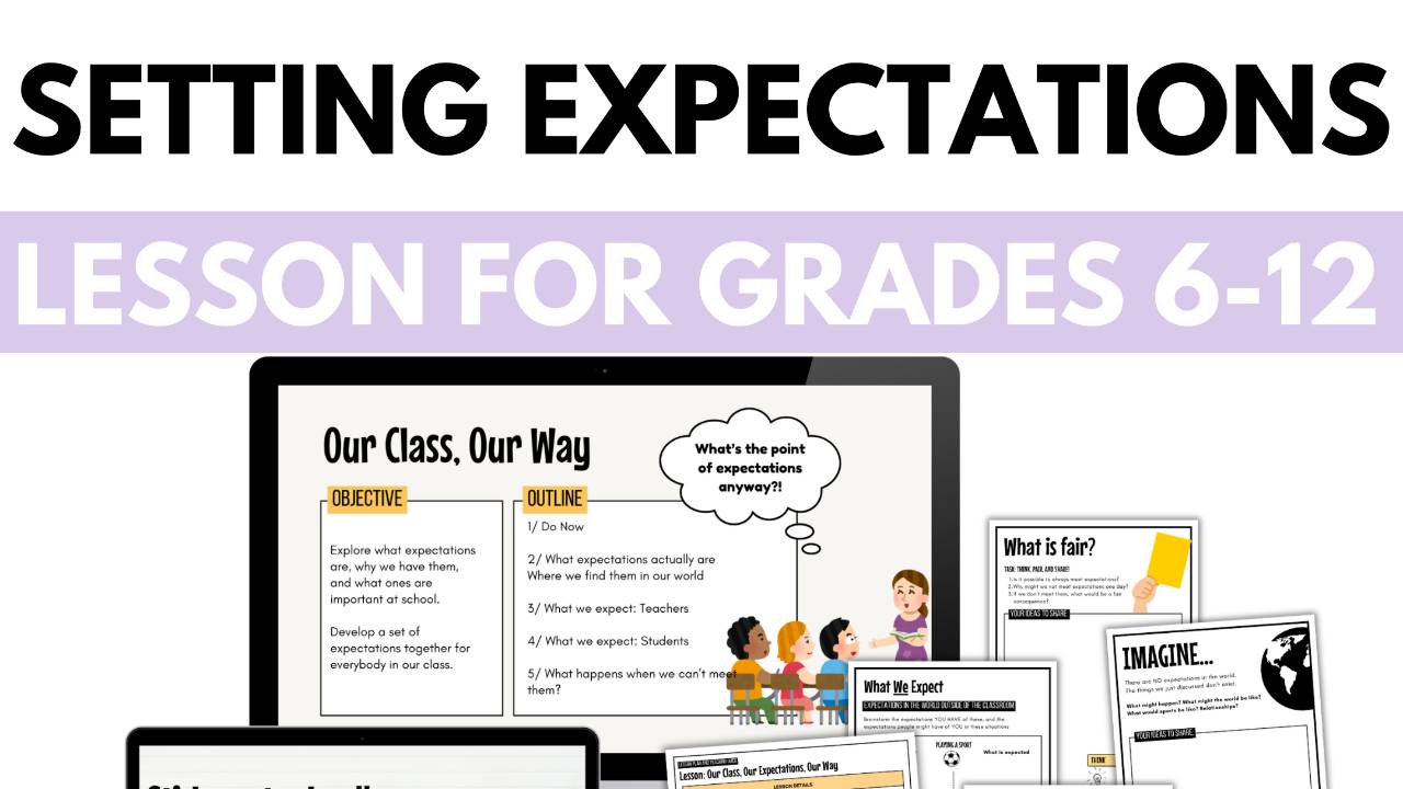 Our Class Expectations Lesson | Back to School Classroom Management