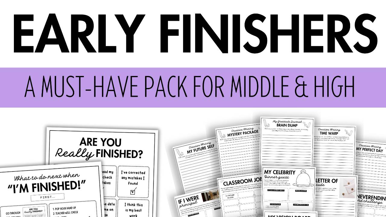 The Early Finishers Bundle