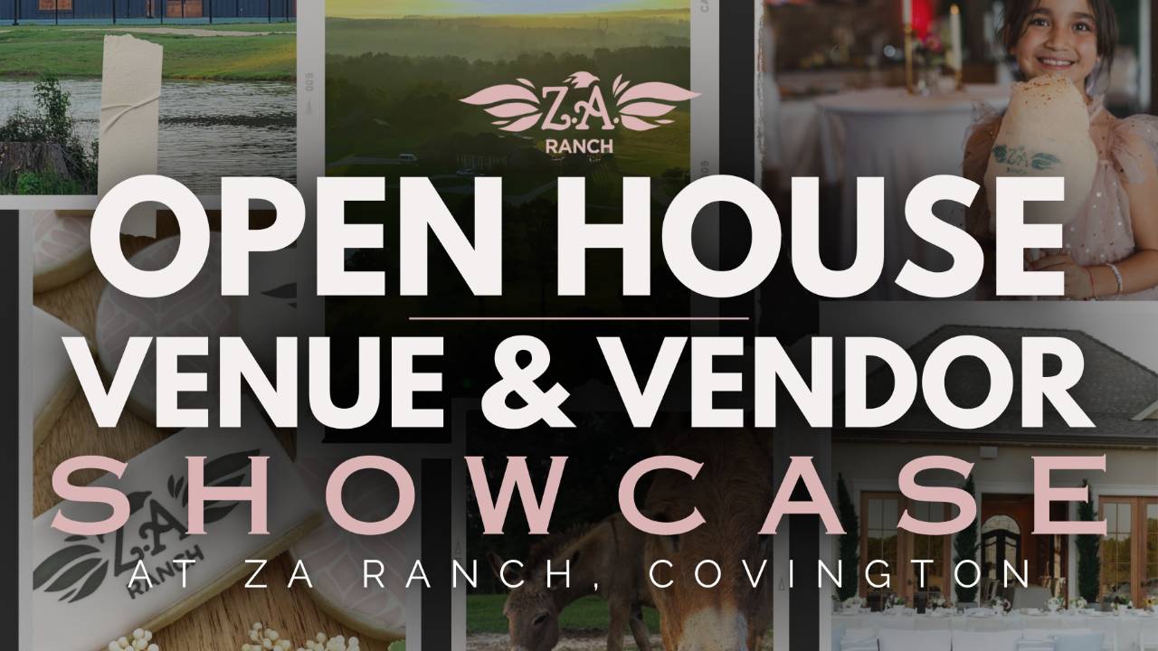 ZA Ranch Open House: Venue & Event Vendor Showcase | Now Sept. 28th