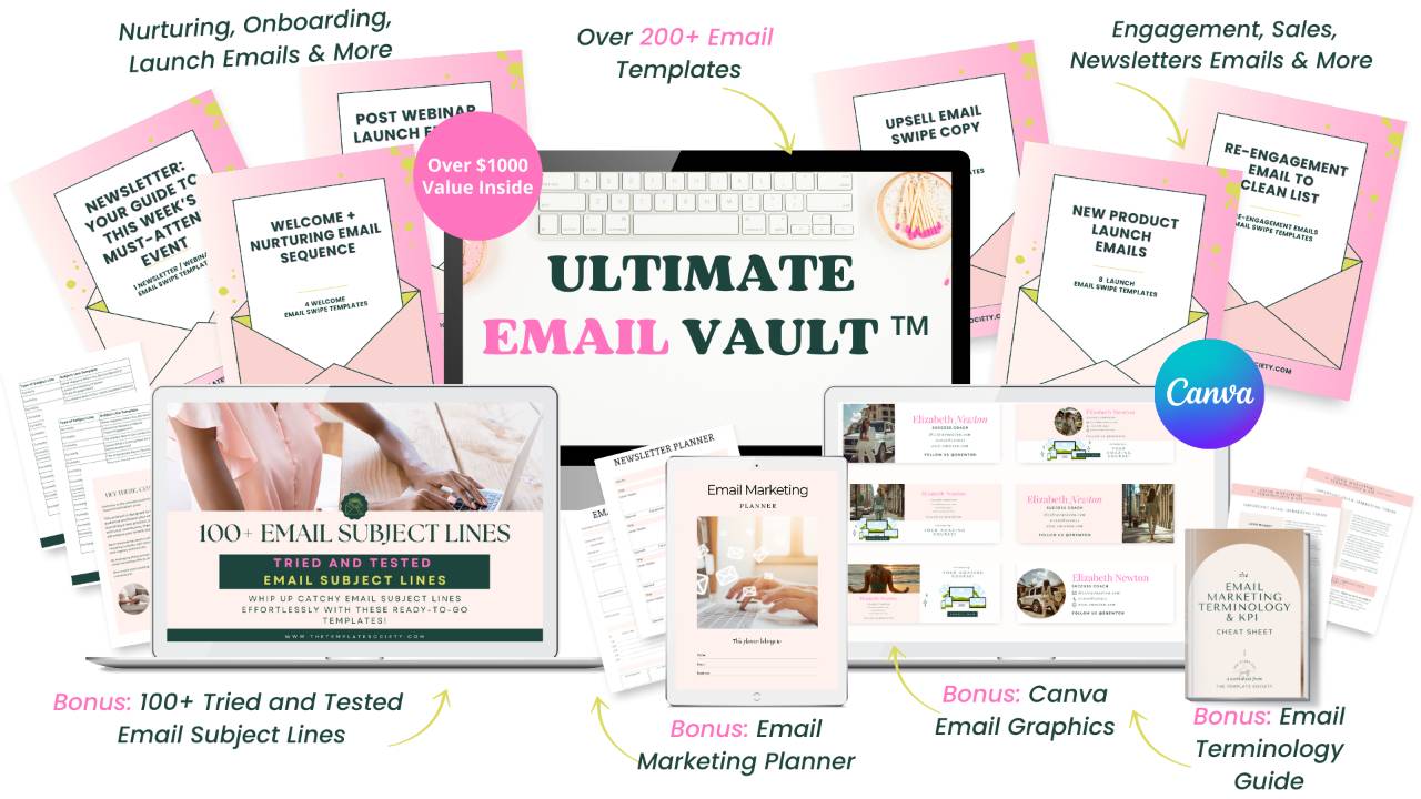 Ultimate Email Vault™ - 200+ Done-for-You Email Templates