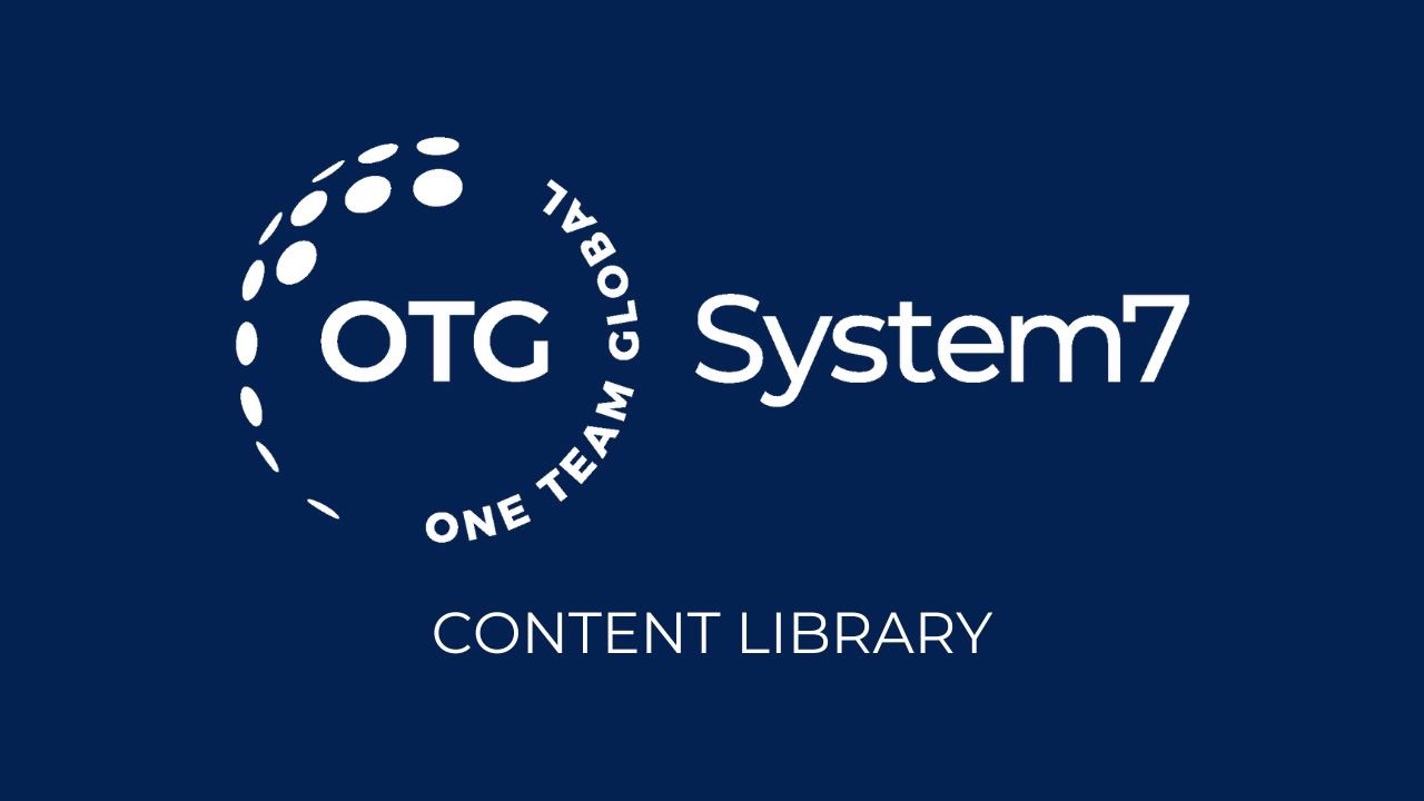 One Team Global Content Library