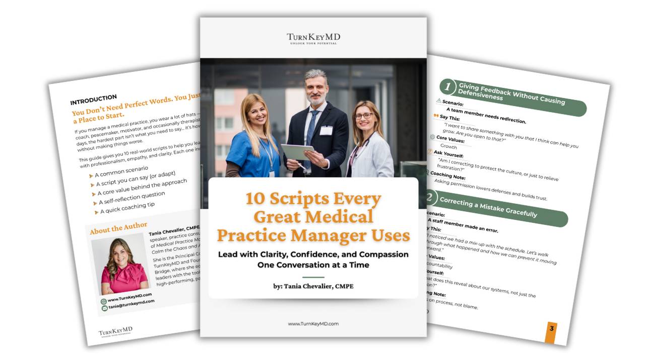 10 Scripts Every Great Medical Practice Manager Uses