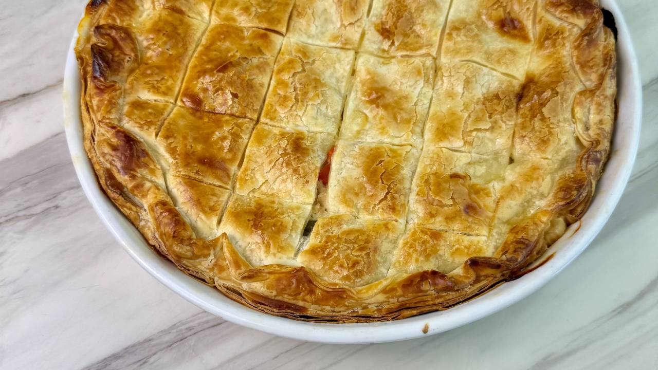 Receta de Pastelón de Pollo y Hojaldre