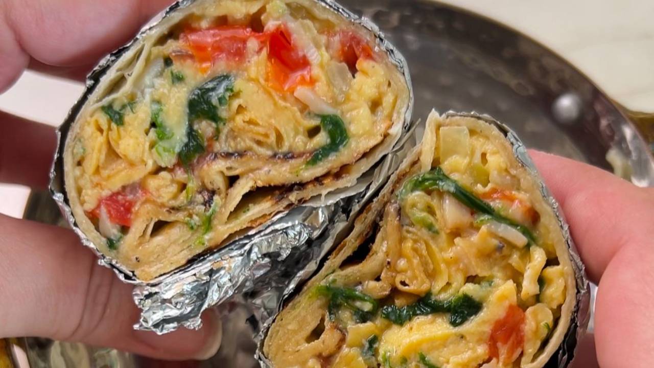 Receta de Burrito de Desayuno