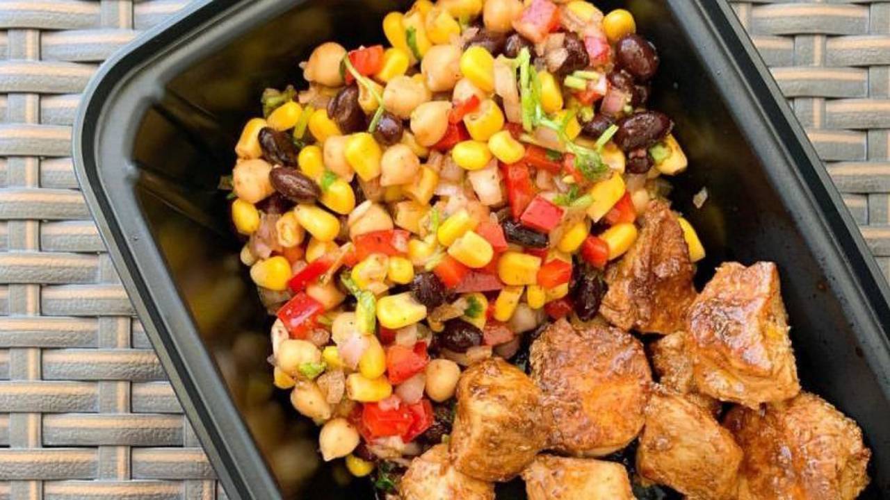 Receta de ensalada de granos con gollo