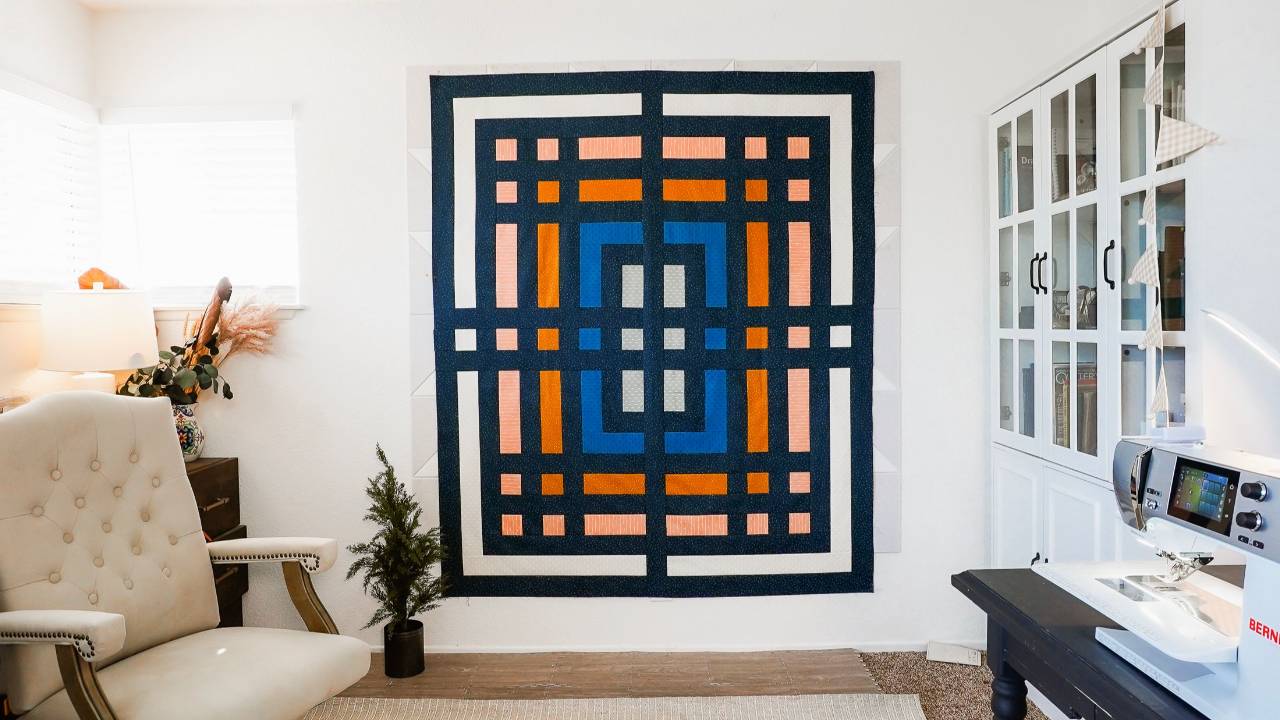 Venezia Quilt Pattern – A Modern Log Cabin Design Inspired by Italy