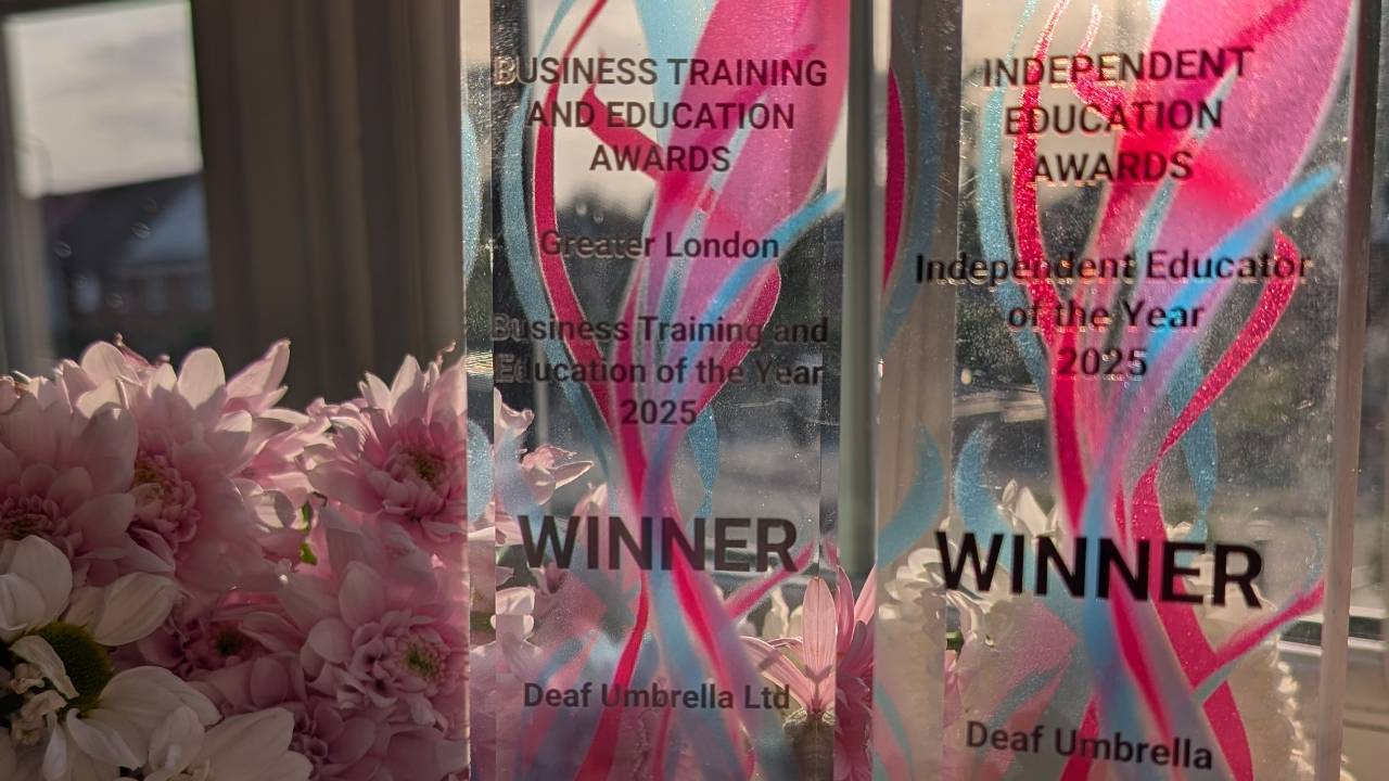 🏆 Raising the standard of Deaf support in work and education