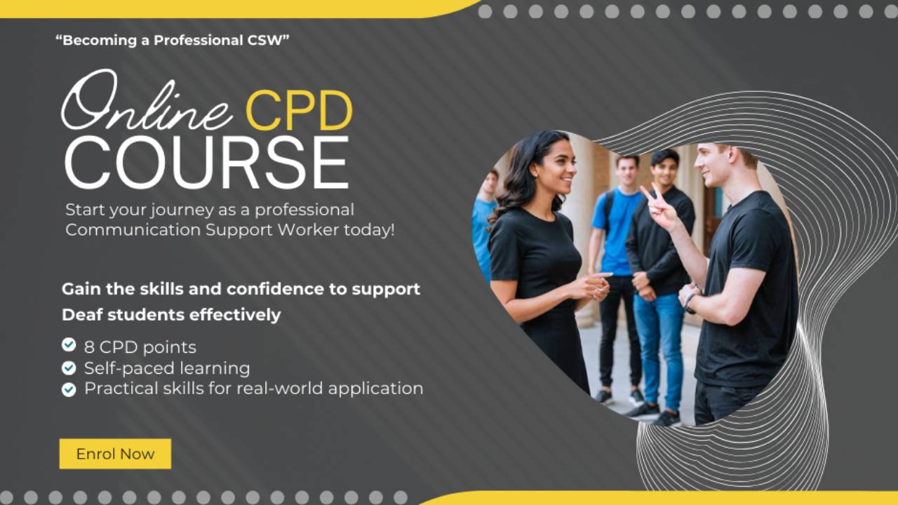 Becoming a Professional Communication Support Worker (CSW)