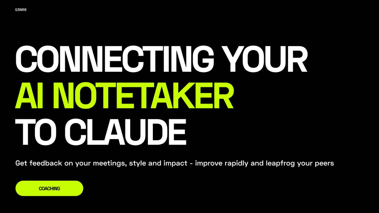 Connect AI Meeting Notetakers to Claude: 4-Step Setup Guide