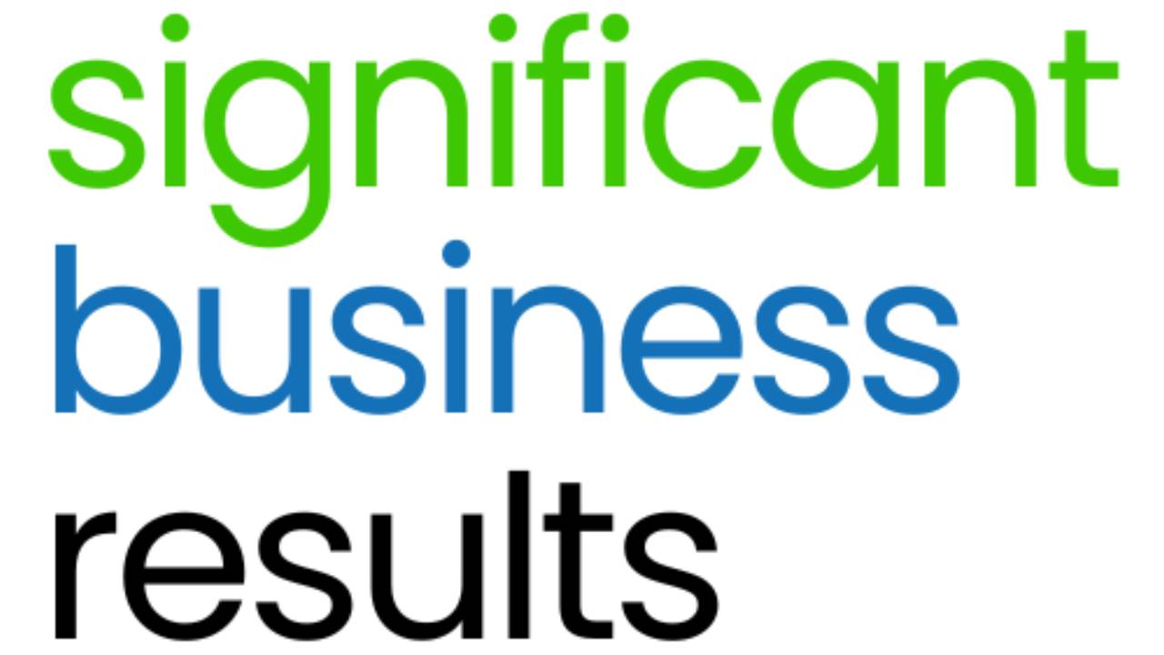 Significant Business Results helps you increase company value by 71%.