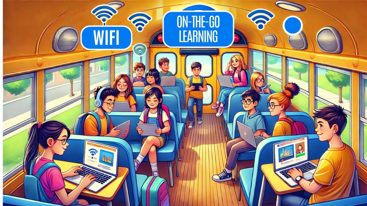 On-the-Go Learning: Opportunities with School Bus WiFi