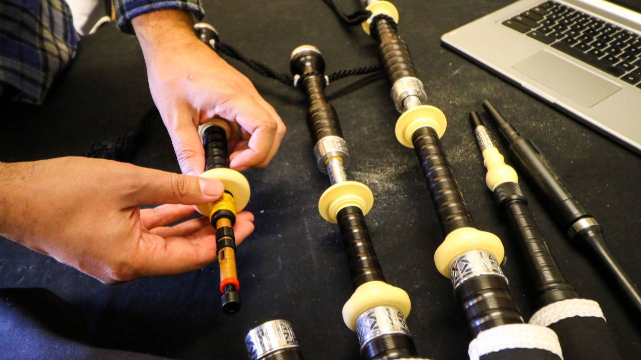 For Great Bagpipe Sound, Calibrate Your Drone Reeds