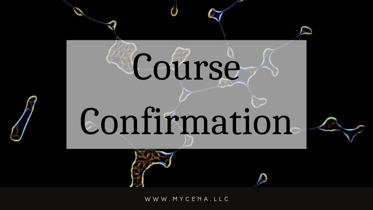 Course Confirmation