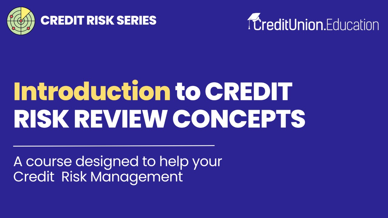 Introduction to Credit Risk (MBL) Review Concepts