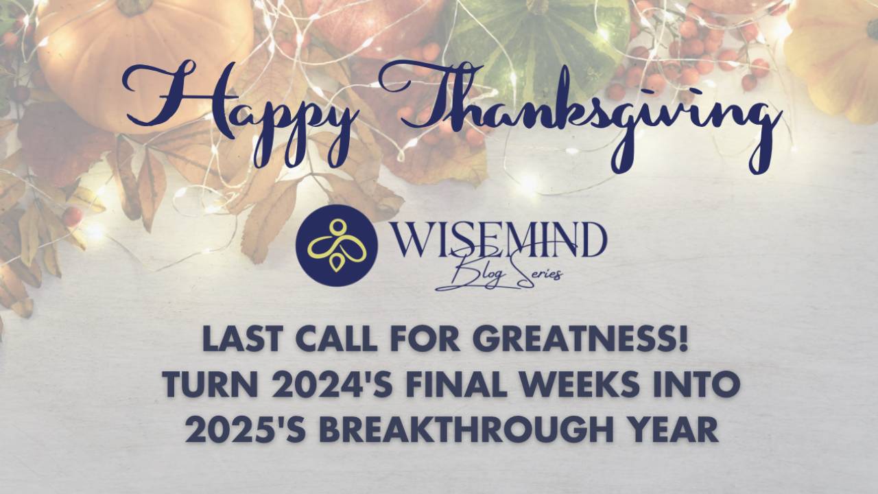 Last Call for Greatness: Turn 2024's Final Weeks into 2025's ...