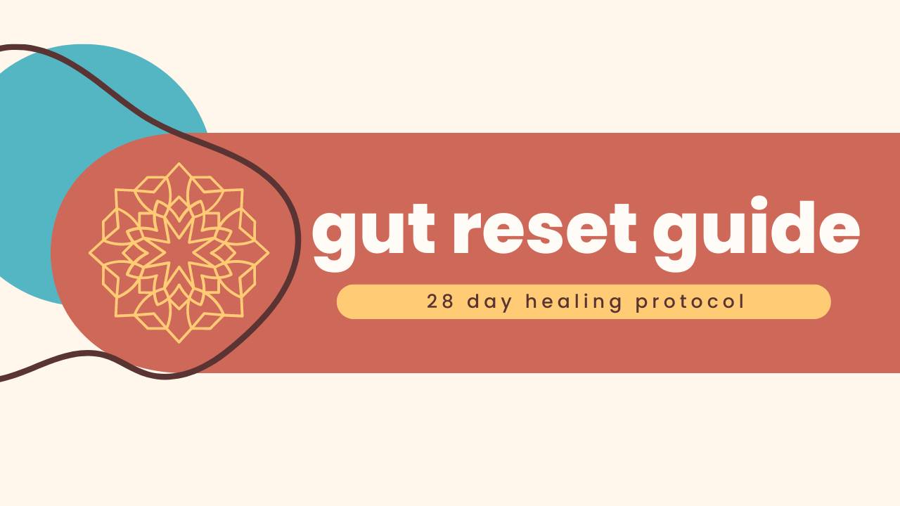 gut reset guide | 28 day healing protocol