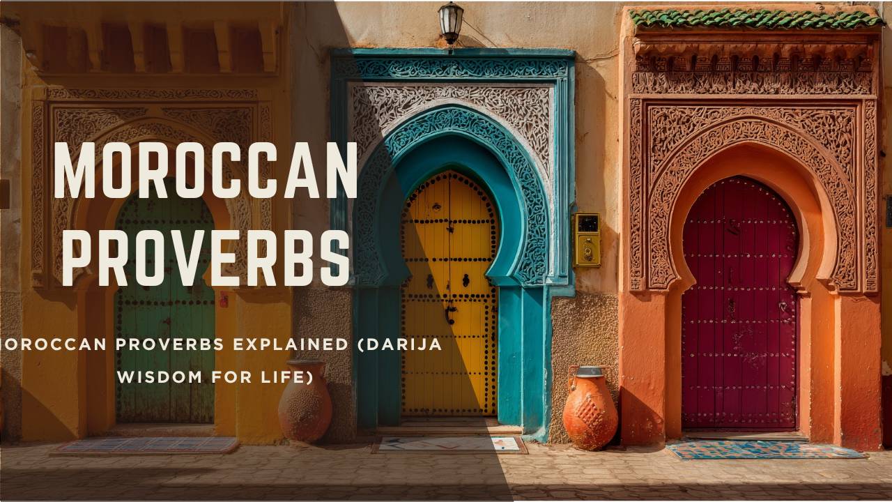 Moroccan Proverbs Explained (Darija Wisdom for Life)