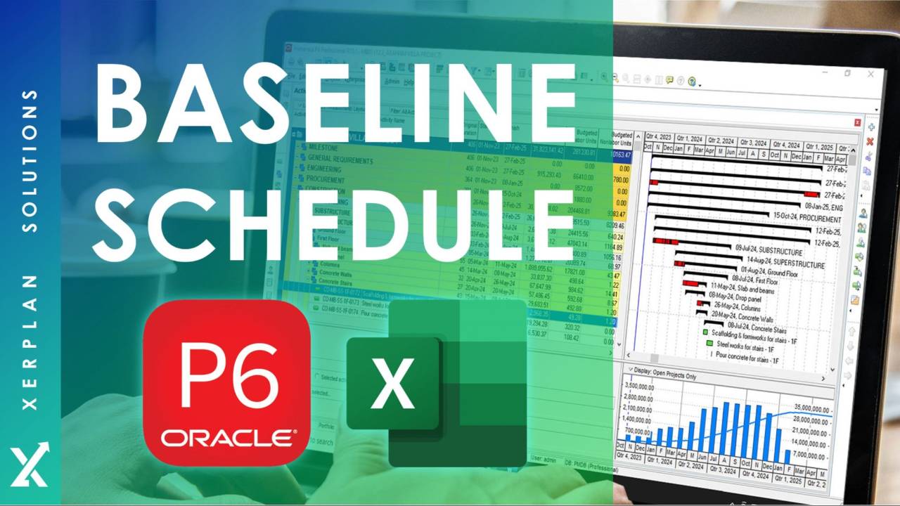 Master Baseline Scheduling with Primavera and Excel