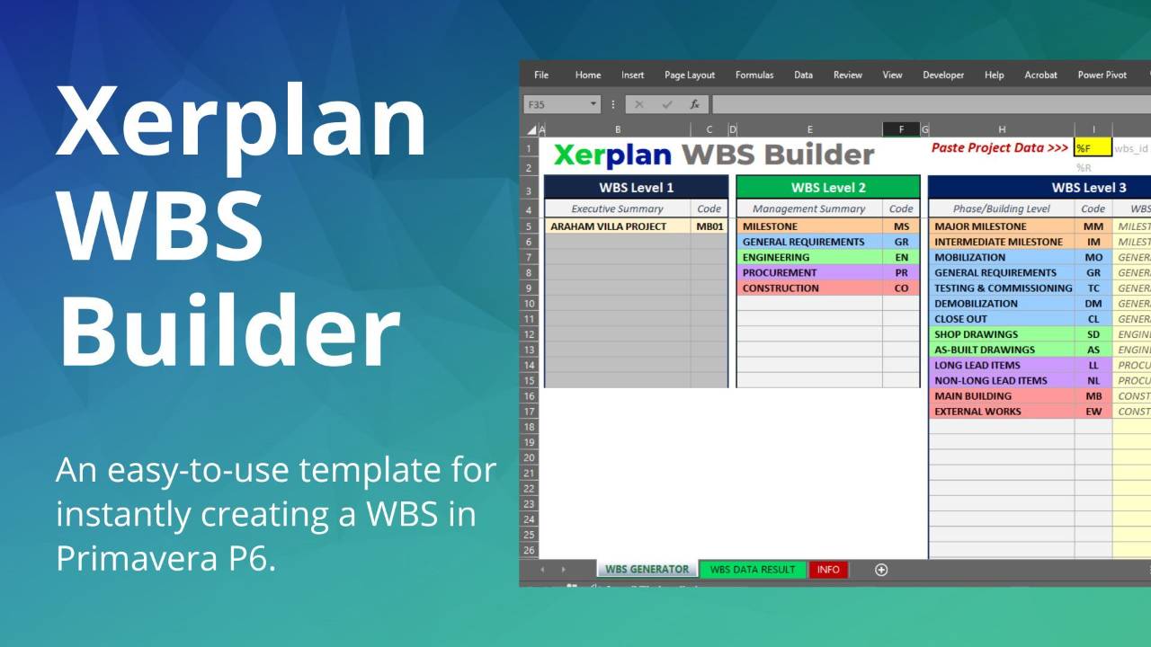 Xerplan WBS Builder