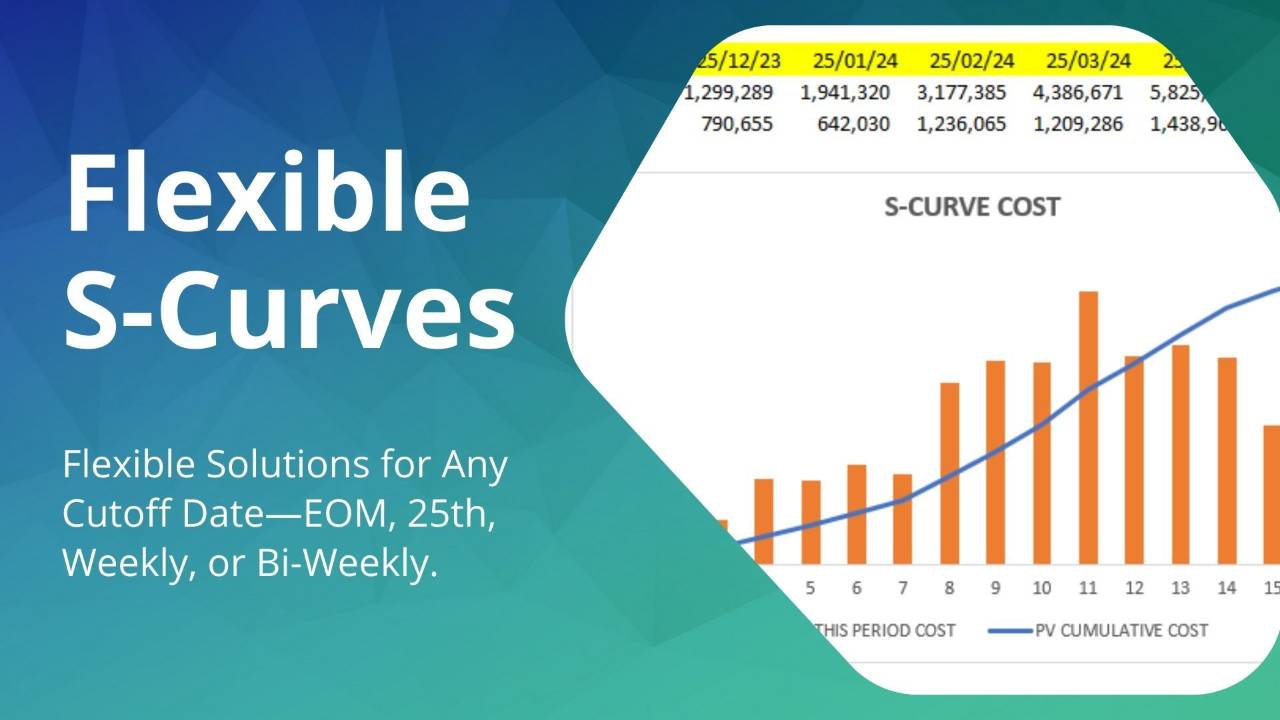 Create Flexible S-Curves for Any Cutoff Period with Primavera & Excel