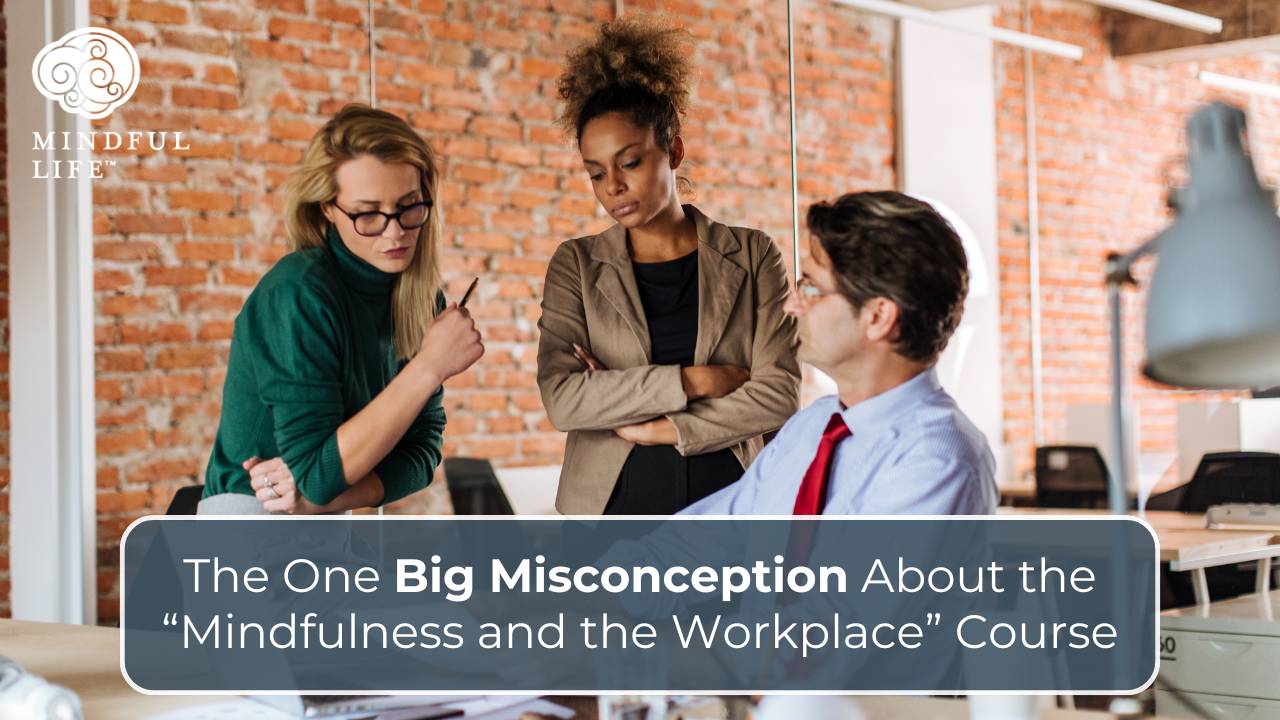 One Big Misconception About the “Mindfulness and the Workplace” Course