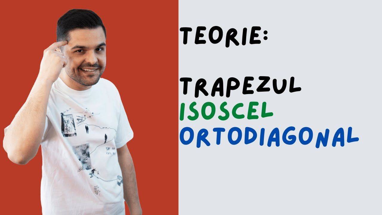 Trapezul isoscel ortodiagonal. Clasa a VII-a