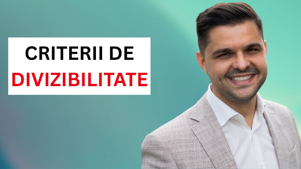 Criterii de divizibilitate, clasa a V-a, Evaluarea Națională