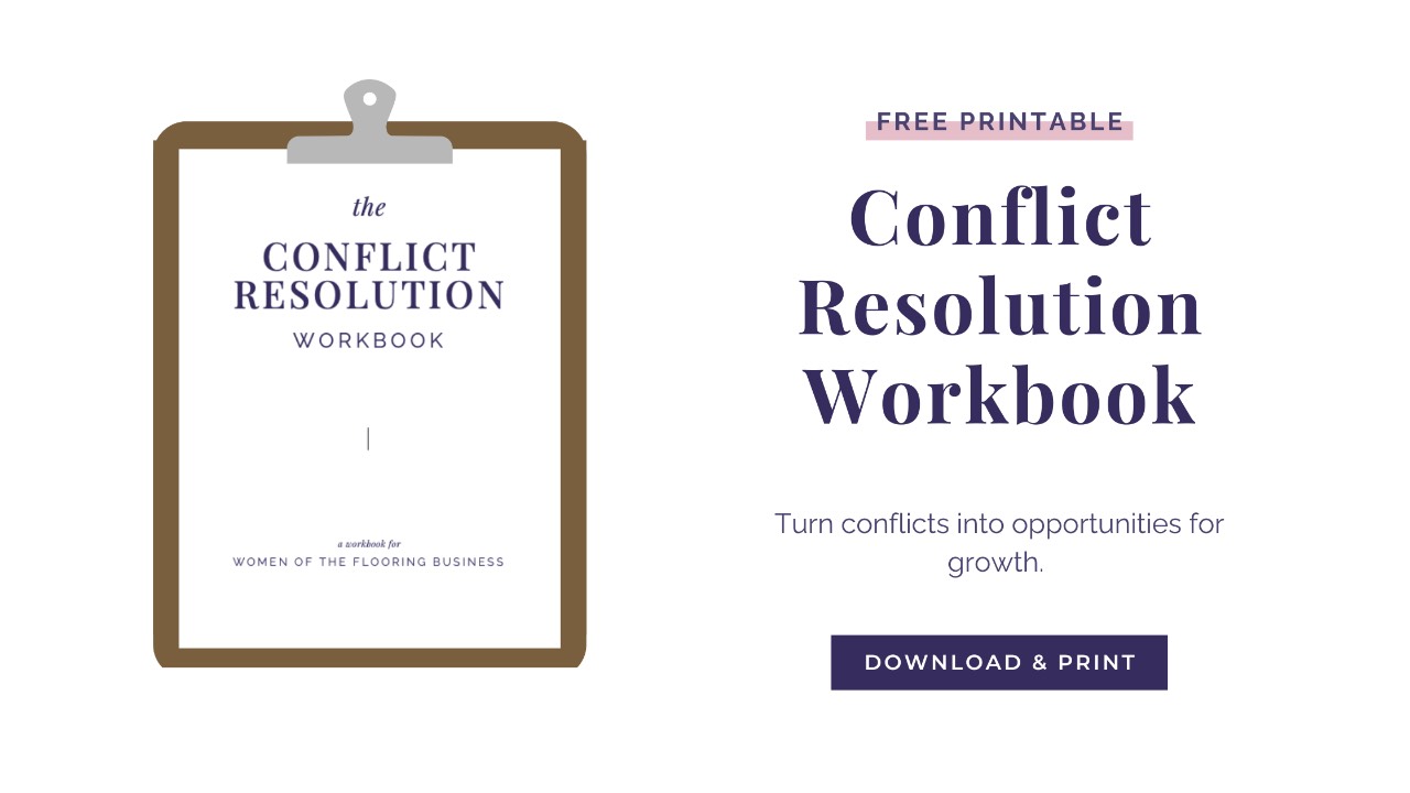 Resolve Conflicts Effectively with This Printable Workbook